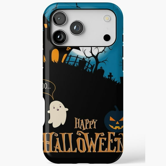 A Happy Halloween with a Creepy and Fun Ghost Friend Case for iPhone 11 ...