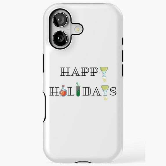 A Happy Holidays Science Protective Case for iPhone 11 12 13 14 15 16 17 Pro Max - Walmart.com