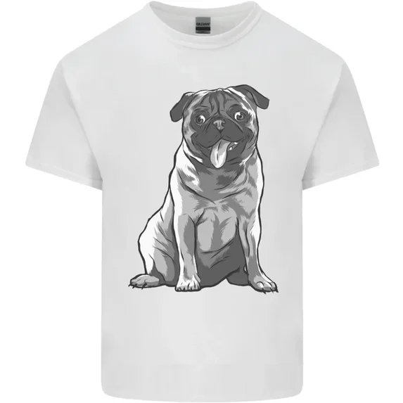 A Happy Pug Funny Dog funny T-Shirt - Walmart.com