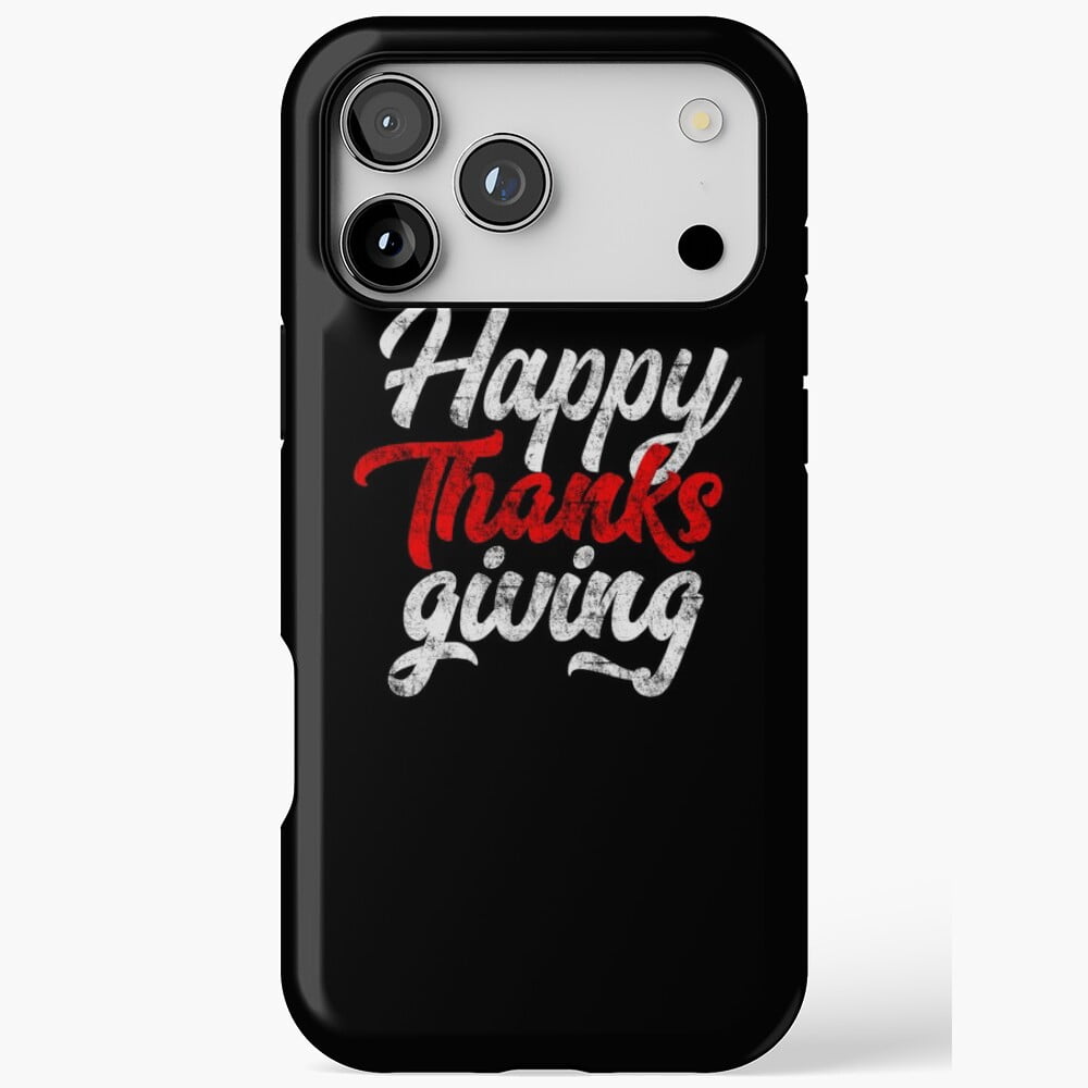 A Happy Thanksgiving with a Turkey and a Big Smile Case for iPhone 11 ...