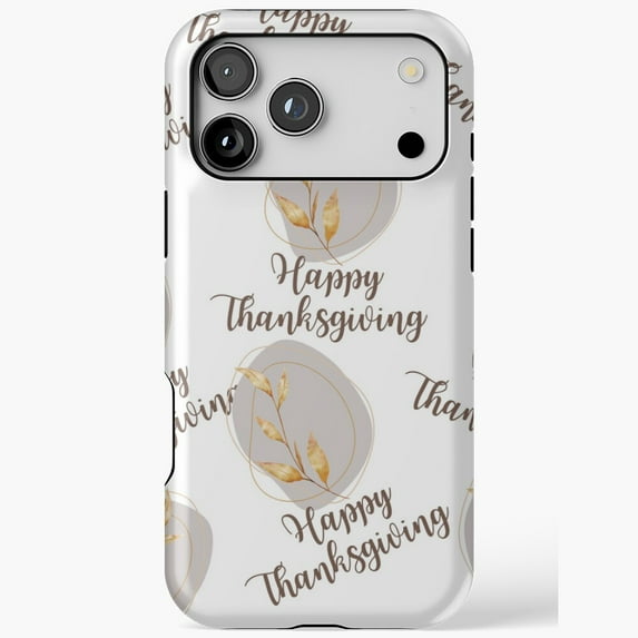 A Happy Thanksgiving with a Turkey and a Cute Smile Case for iPhone 11 ...