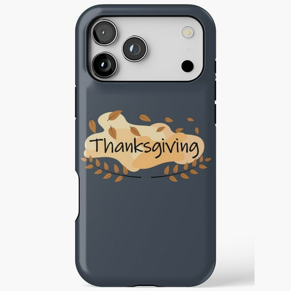 A Happy Turkey Day Thanksgiving Holiday Themed iPhone 11 through 17 Pro ...