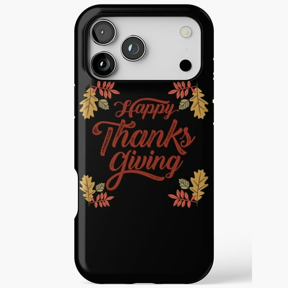 A Happy Turkey Day with a Thanksgiving Holiday Meal Case for iPhone 11 ...