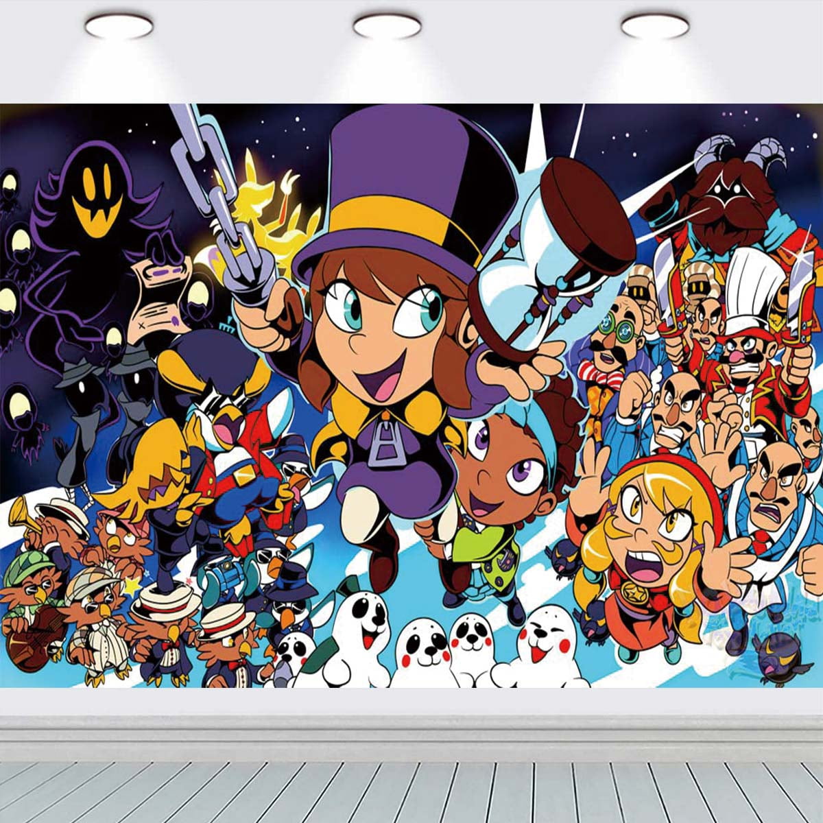 A Hat in Time Backdrop Banner Party Supplies Poster Movie Theme ...