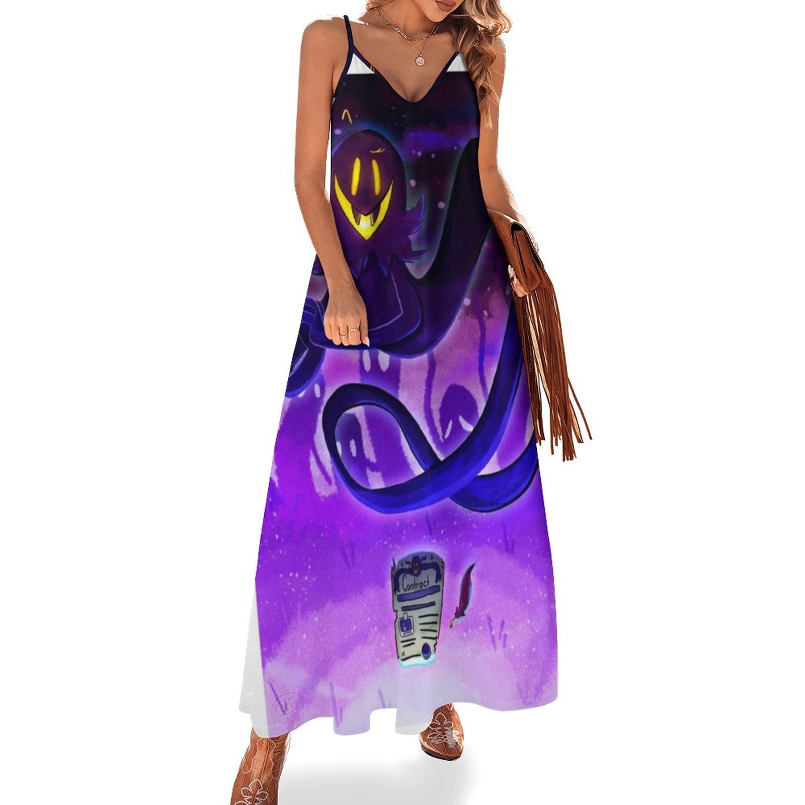 A Hat in time - the snatcher poster Sleeveless Dress women's clothing ...