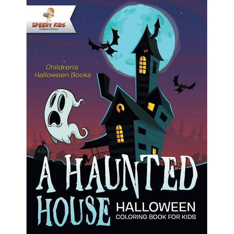haunted house coloring book