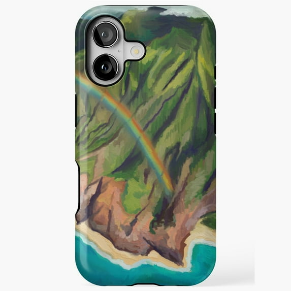 A Hawaiian Coast Design Protective Case for iPhone 11 12 13 14 15 16 17 ...
