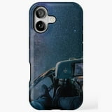 A Helicopter In Space Art Protective Case for iPhone 11 12 13 14 15 16 ...