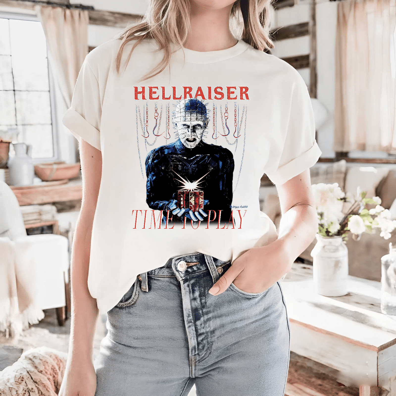 A Hellraiser Pinhead It's Time To Play A Classic Movie Quote Unisex T ...