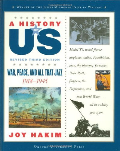 Pre-Owned A History of Us: War, Peace, and All That Jazz: 1918-1945a ...