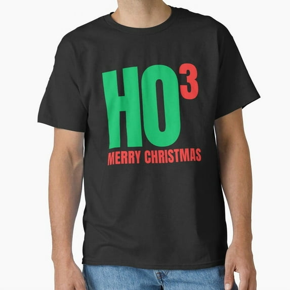 A Ho3 A Ho Cubed A Holly Jolly Merry Christmas A Red Green Letters ...