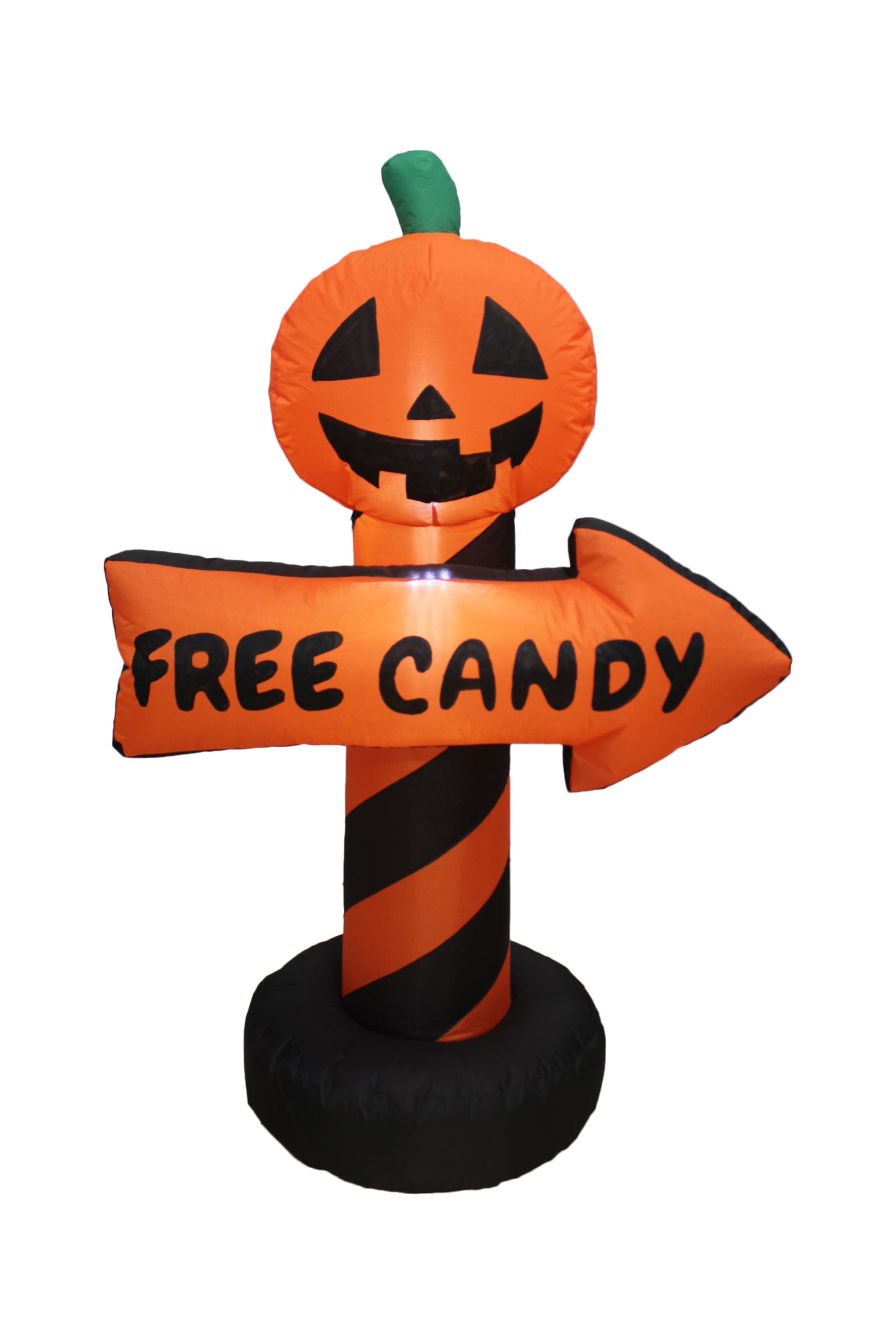 A Holiday Company 4ft Inflatable Pumpkin Guide, 4 ft Tall, Multi ...