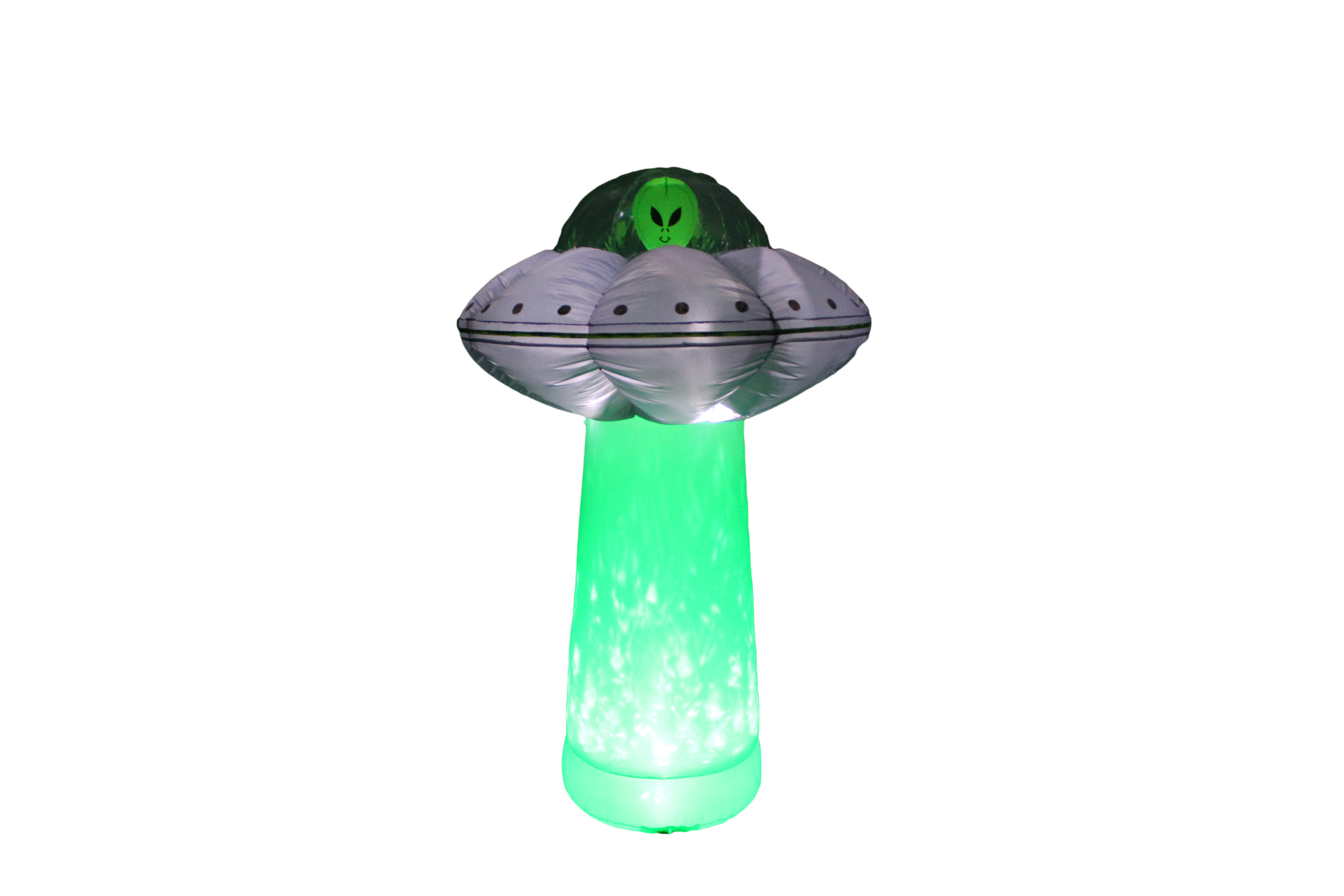 A Holiday Company 7ft Inflatable Alien UFO w/ Inferno Tractor Beam, 7 ...