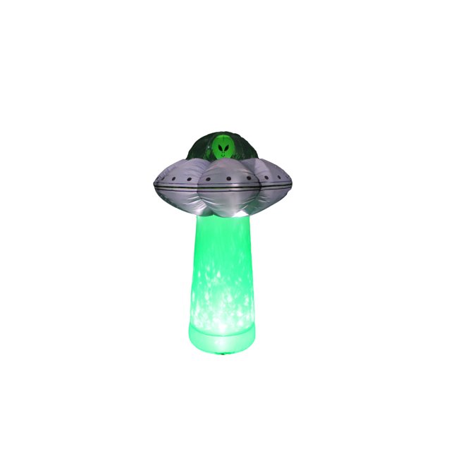 A Holiday Company 7ft Inflatable Alien UFO w/ Inferno Tractor Beam, 7 ...
