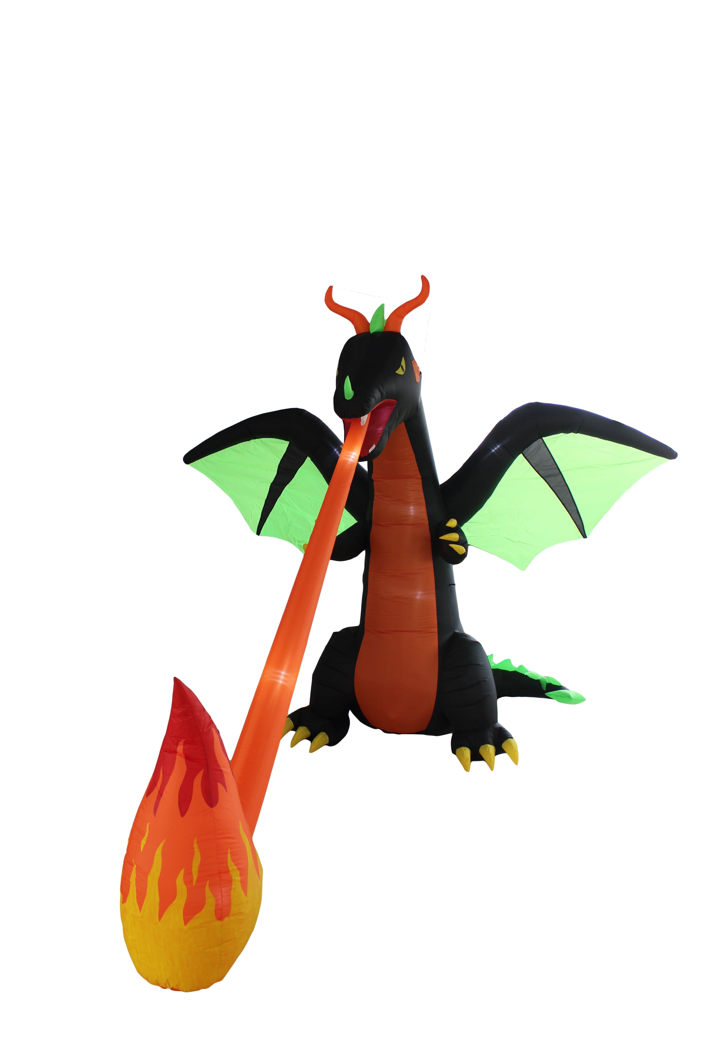 A Holiday Company 8ft Inflatable Fire Breathing Dragon, 8 ft Tall ...