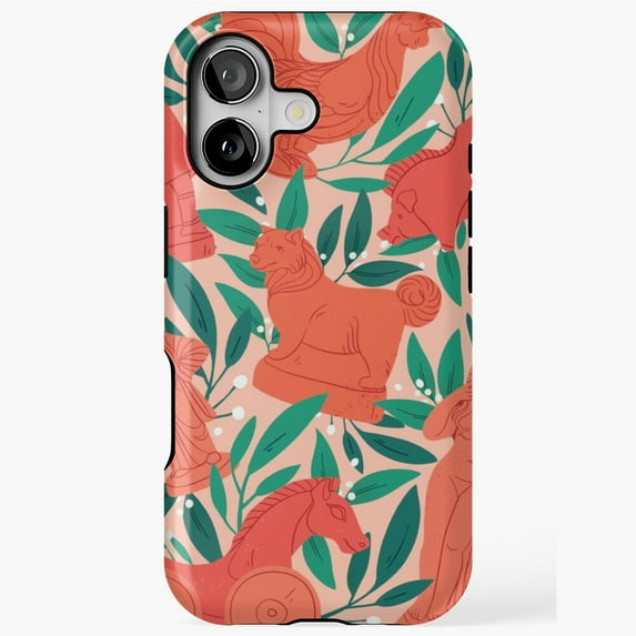 A Holiday Terracotta Vibe Protective Case for iPhone 11 12 13 14 15 16 ...