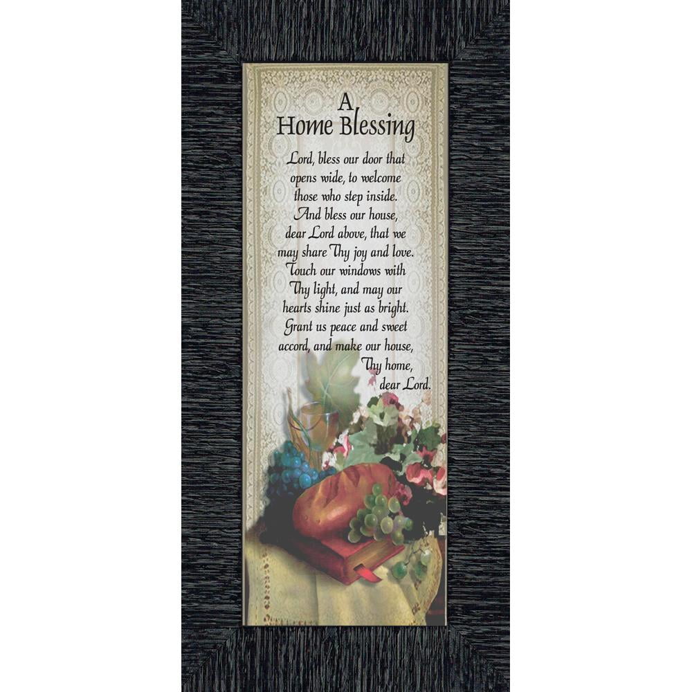 A Home Blessing Framed Poem for New Home Owners, God Bless This Home ...