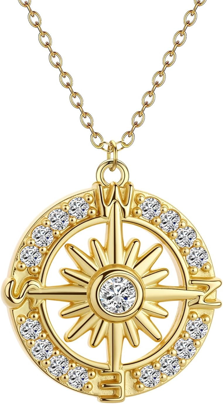 A Hug From Heaven Compass Necklace, Guardian Angel Remembrance Necklace ...