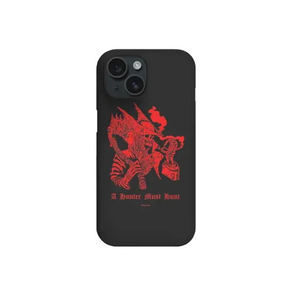 A Hunter Must Hunt Bloodborne Gamer Art Phone Case for iPhone 16 15 14 ...