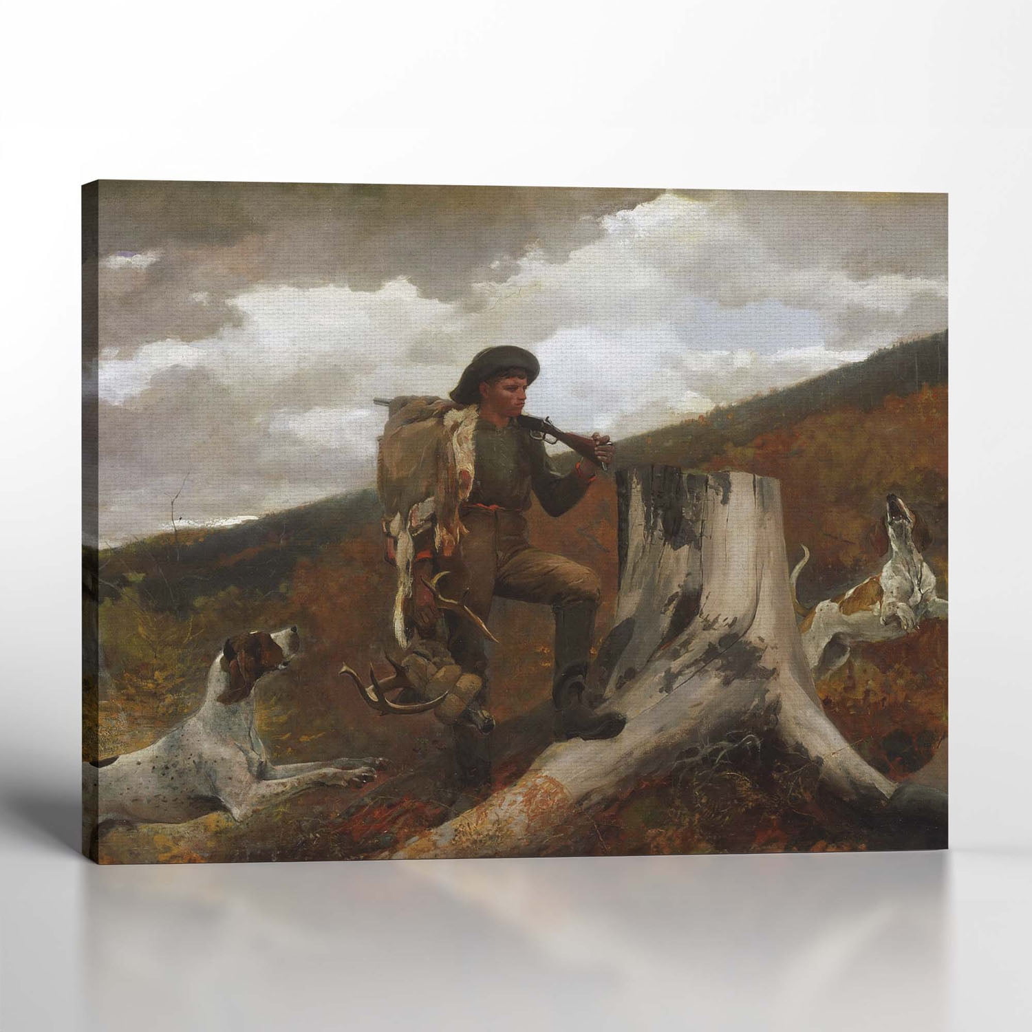 A Huntsman and Dogs by Winslow Homer, Hunter Decor, Hunting Wall Decor ...