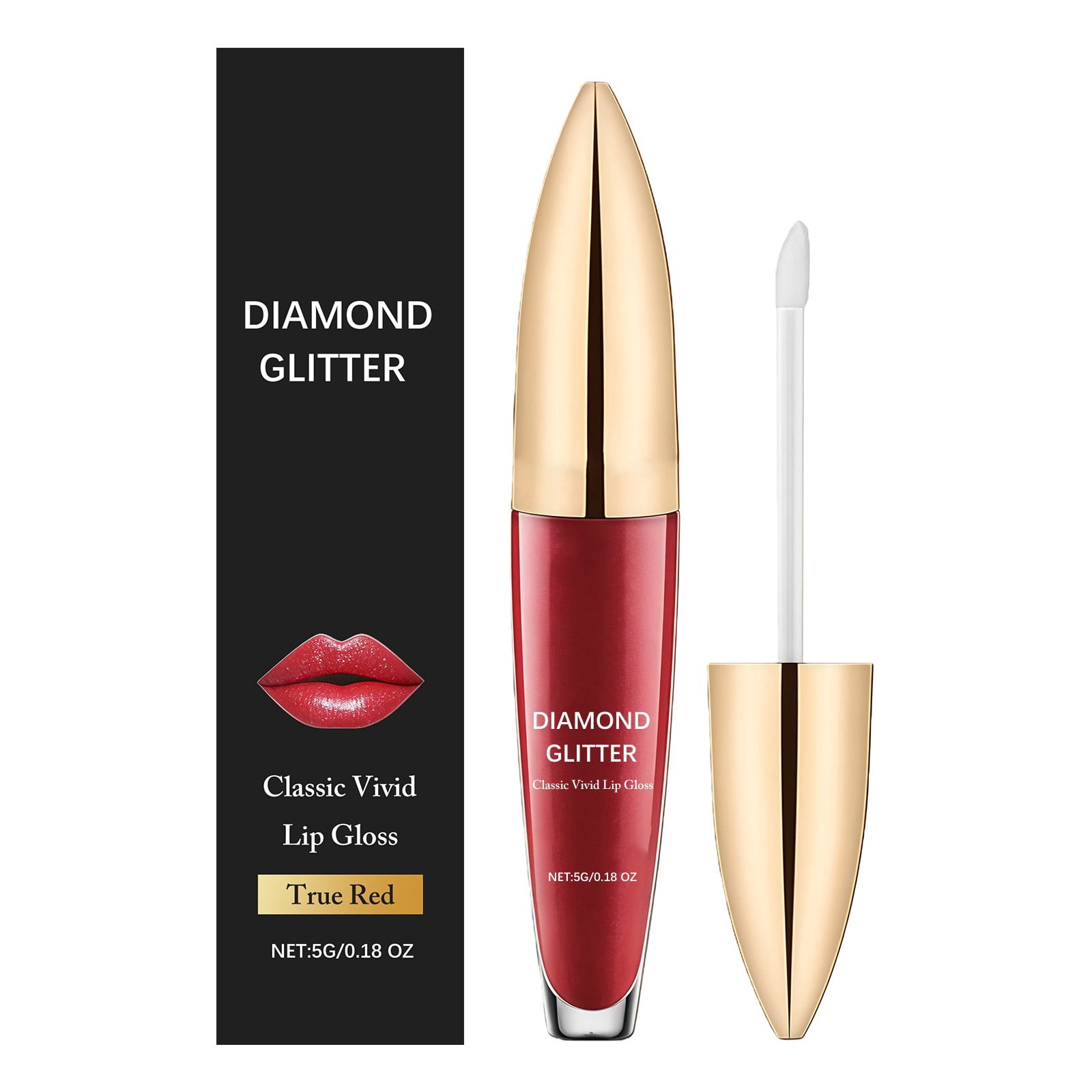 A Hyaluronic Sparkling Lip Gloss 3 Colors For Shiny Finish 5G - Walmart.com
