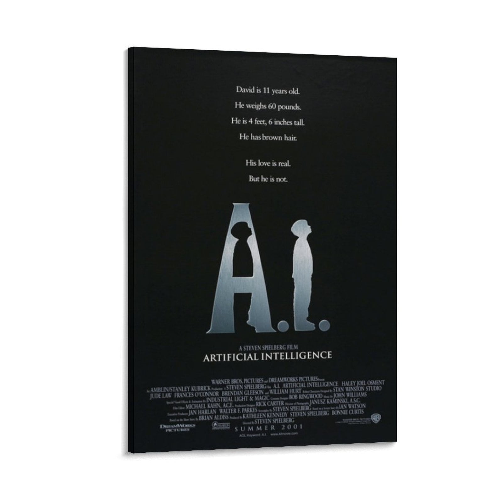 A.I. Artificial Intelligence Movie Poster Artworks Picture Print Poster ...