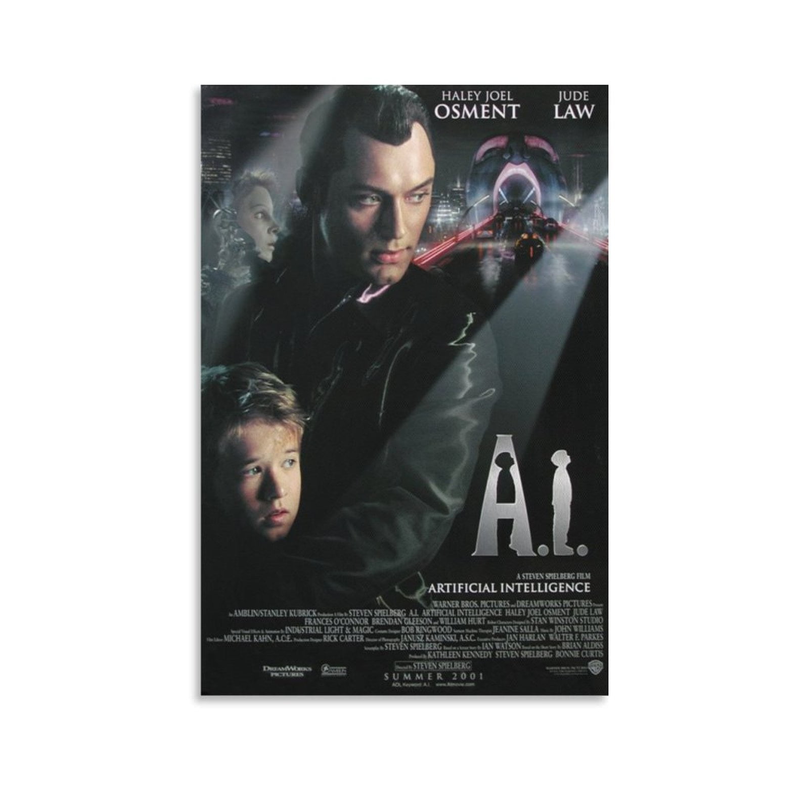 A.I. Artificial Intelligence Movie Poster Print Photo Art Painting ...
