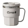 A Insulated Stainless Steel Coffee Mug 400Ml Double Layer Construction ...