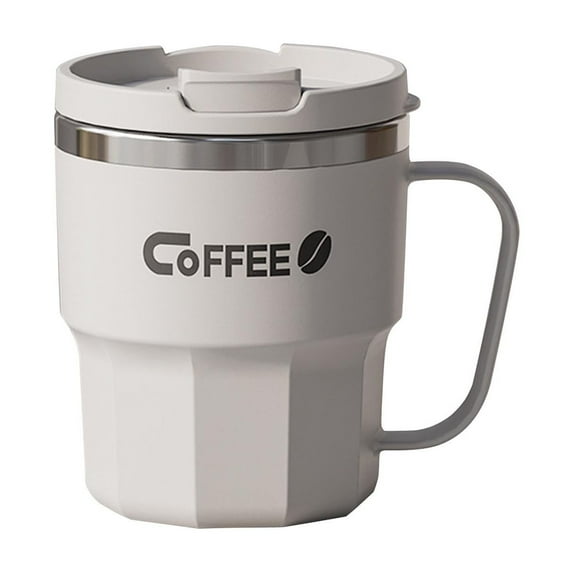 A Insulated Stainless Steel Coffee Mug 400Ml Double Layer Construction ...