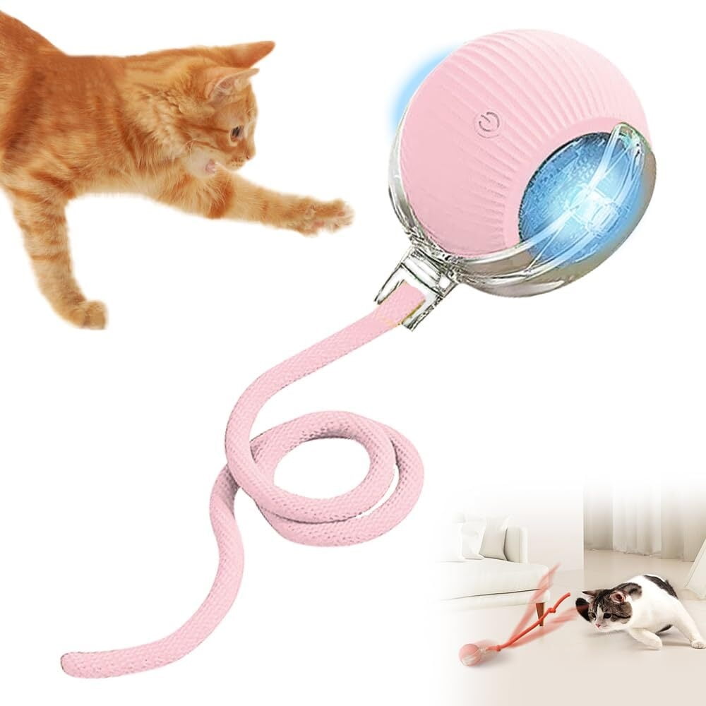 A Interactive Cat Toys for Indoor Cats, 2025 Upgraded Smart Self ...