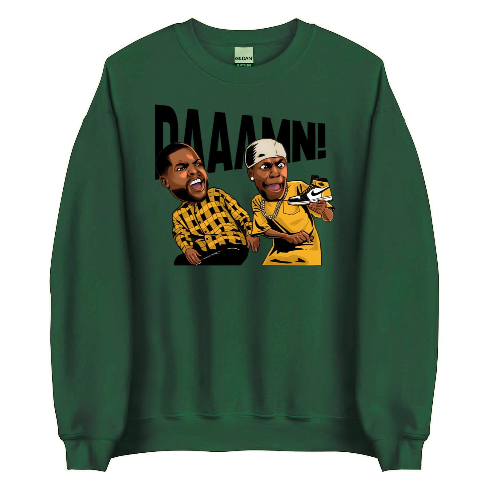 A J 1 Yellow Ochre Sneaker Tees Match White DAAAMN-TH36010 - Walmart.com