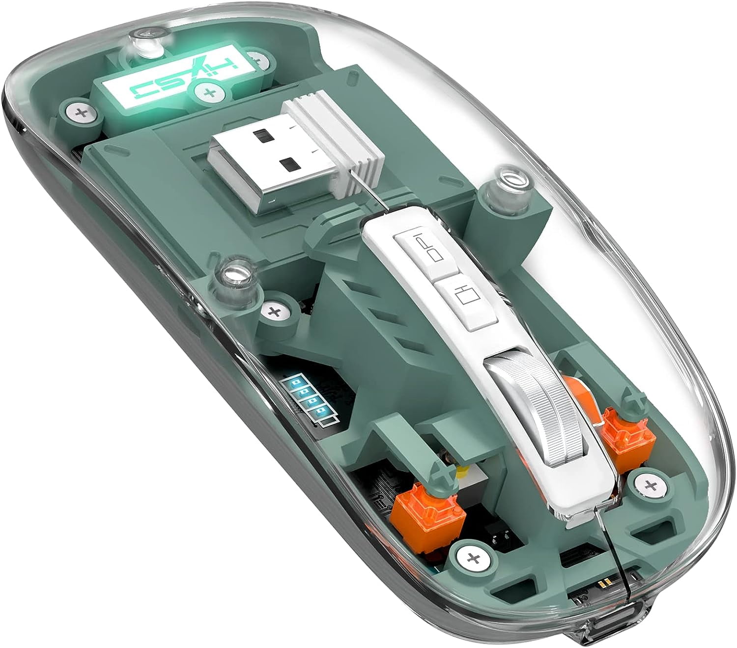 A.JAZZ Wireless Bluetooth5.1&2.4G Mini Lightweight Silent Mouse ...