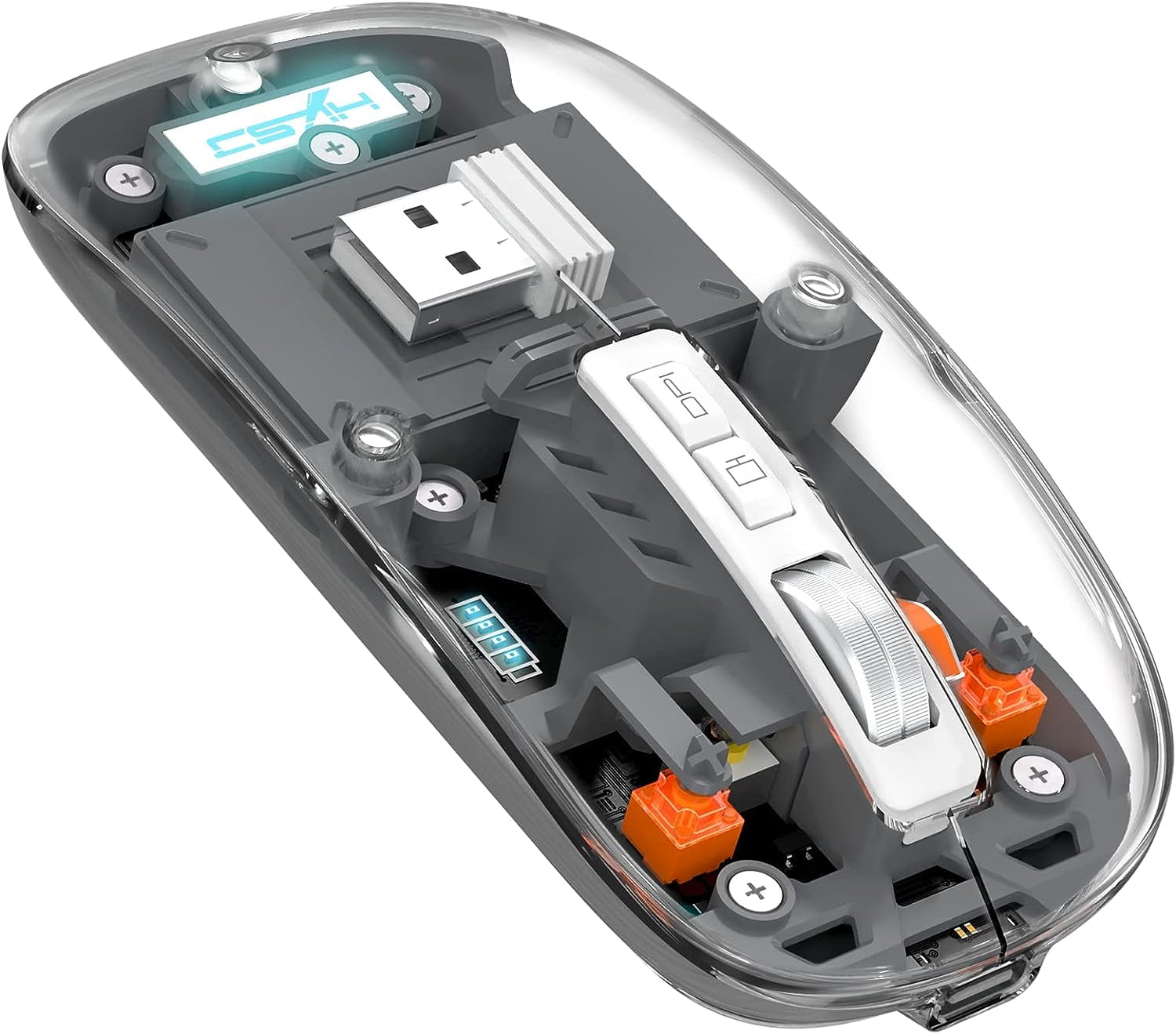 A.JAZZ Wireless Bluetooth5.1&2.4G Mini Lightweight Silent Mouse ...