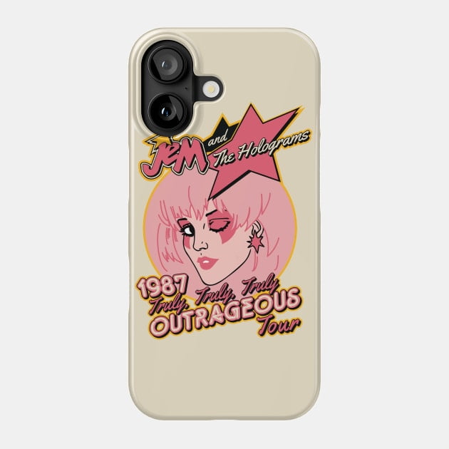 A "Jem Outrageous Tour" with a Classic and Glamorous 80s Cartoon Case ...