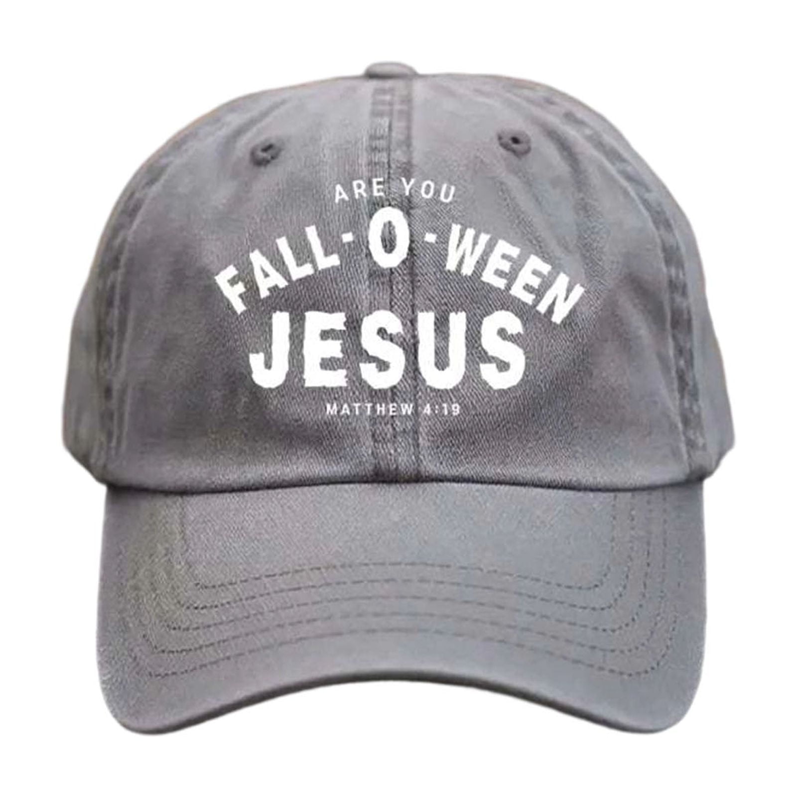 A Jesus Baseball Cap Adjustable Hat Gray Color For Men And Women Fall ...