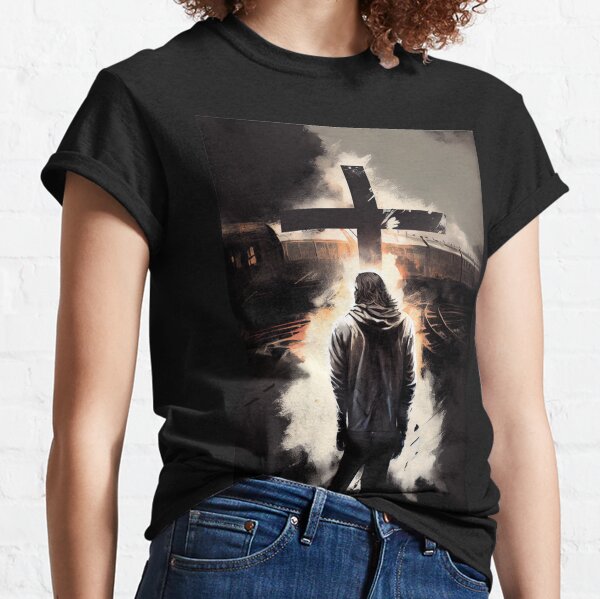 A Journey of Faith: A Bootleg Album Cover with a Cross, a Man, and a ...