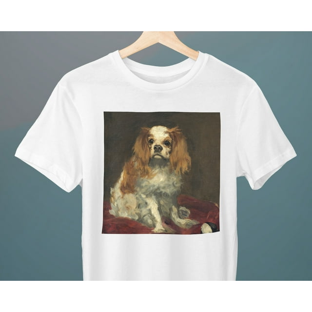 A King Charles Spaniel, Edouard Manet Painting, Unisex T-Shirt, Art T ... A King Charles Spaniel, Edouard Manet Painting, Unisex T-Shirt, Art T ...