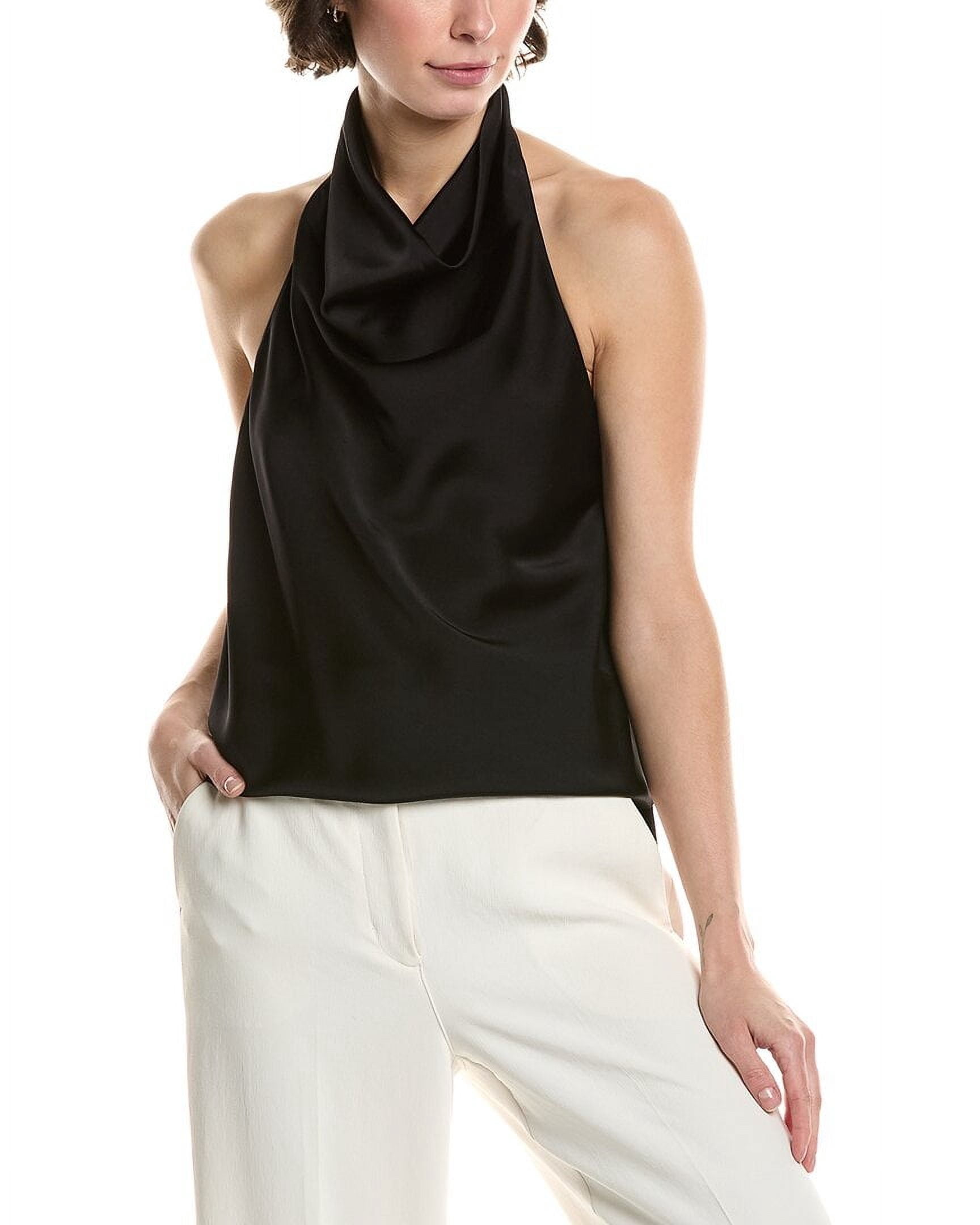 A.L.C. womens Ayala Top, 8, Black - Walmart.com