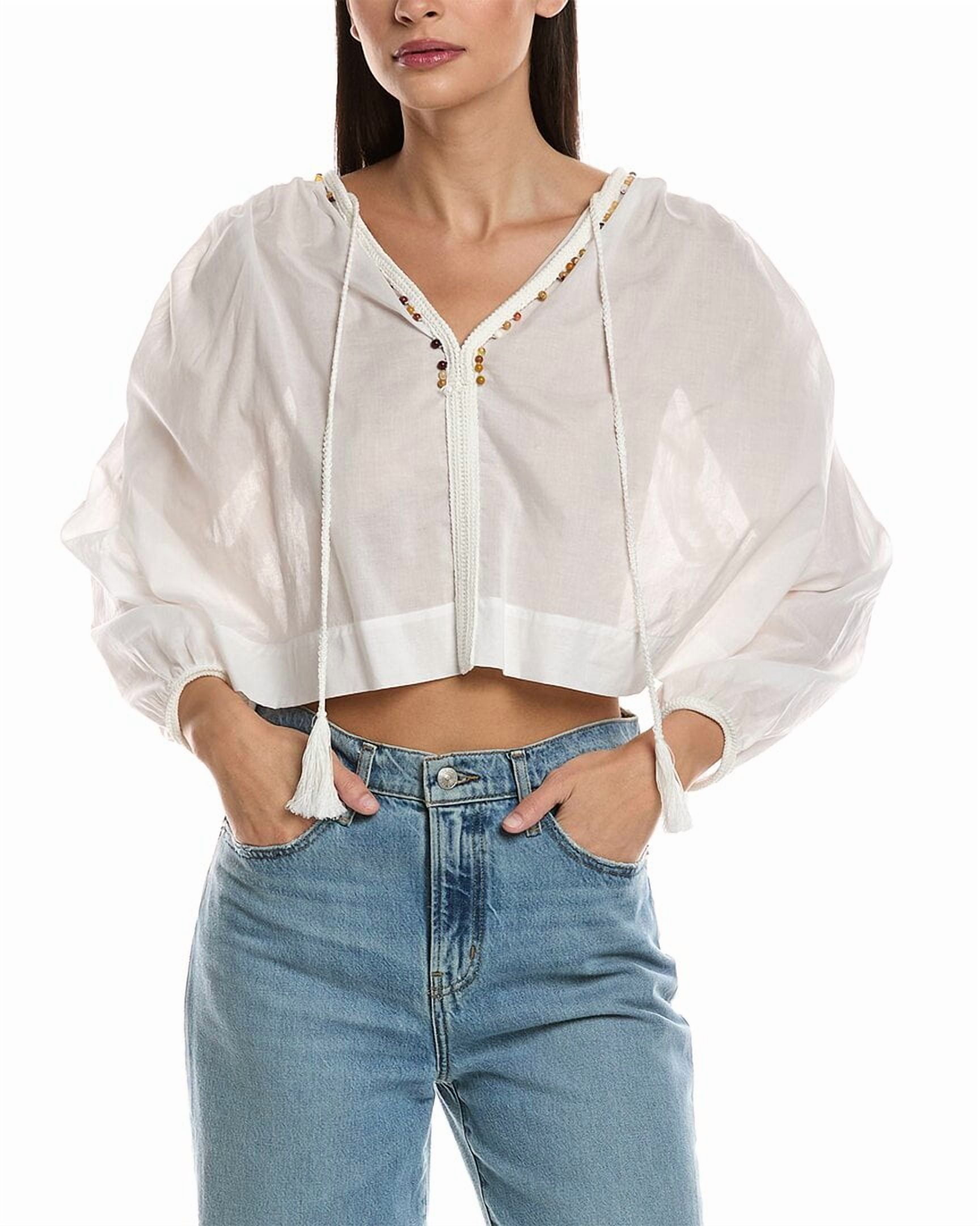 A.L.C. womens Jodie Top, m, White - Walmart.com