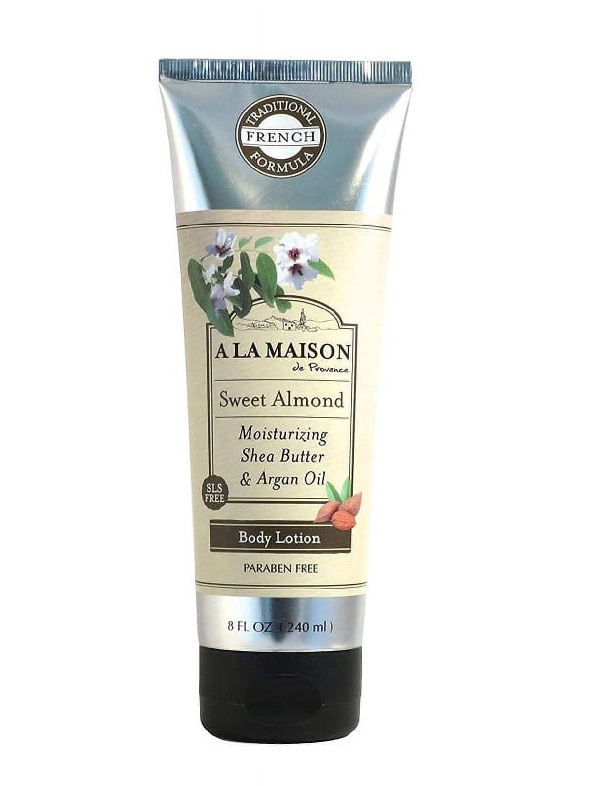 A LA MAISON Sweet Almond Lotion for Dry Skin - Natural Hand and Body ...