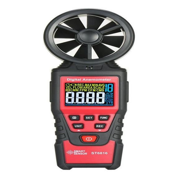 A LCD Speed Meter with Anemometer and Air Flow - Walmart.com
