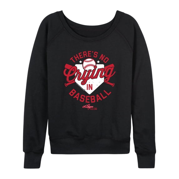 A League Of Their Own - There's No Crying In Baseball Red - Women's ...