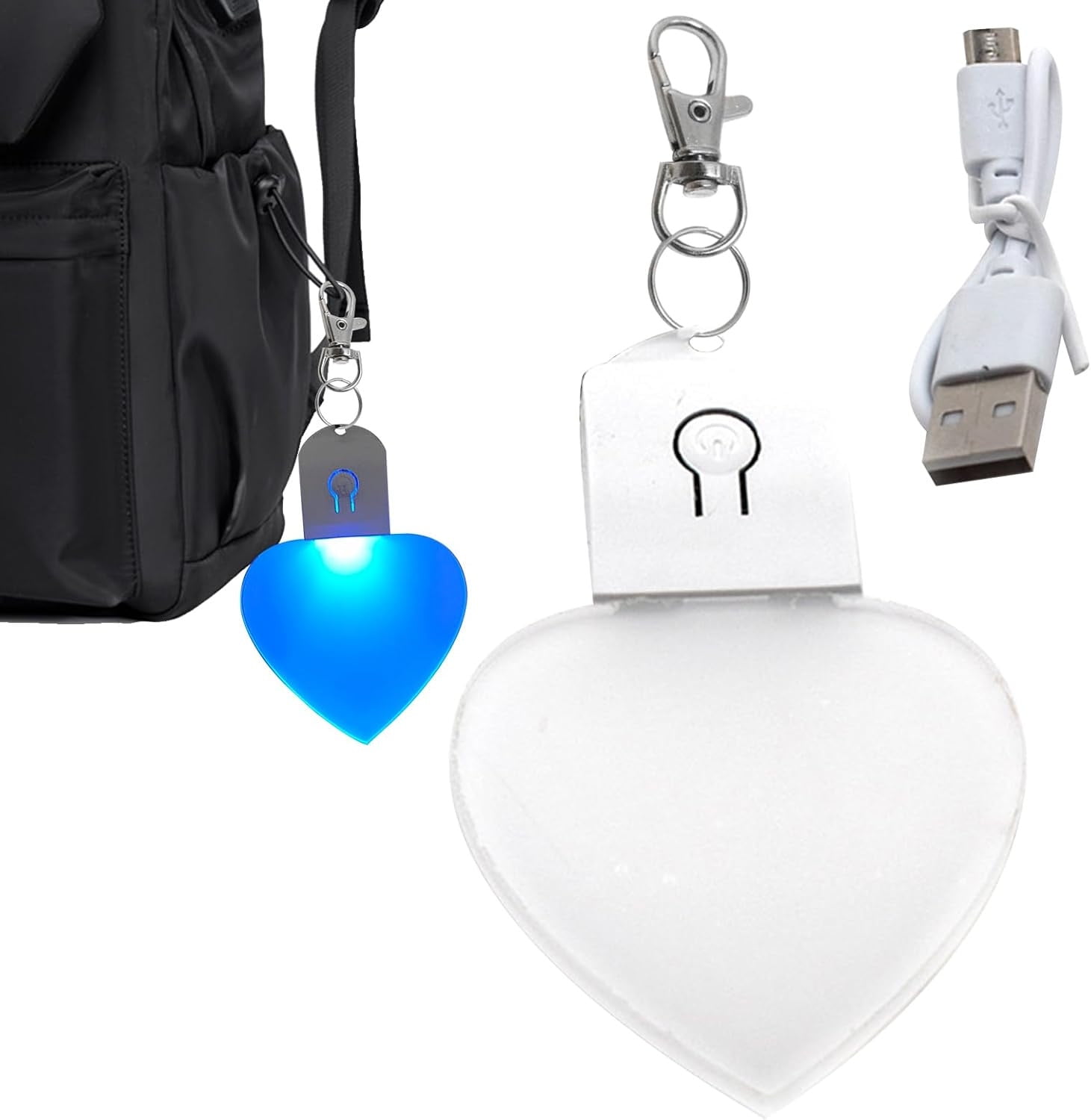 A Led Keychain, Acrylic Purse Light, Touch Sensor Mini Bag And Wallet ...
