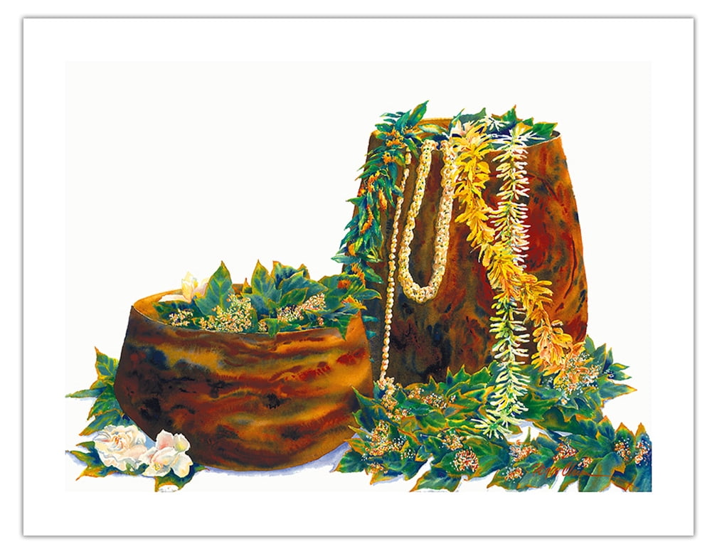 A Lei Never Forgotten - Hawaiian Leis Koa Wood Bowls - From an Original ...