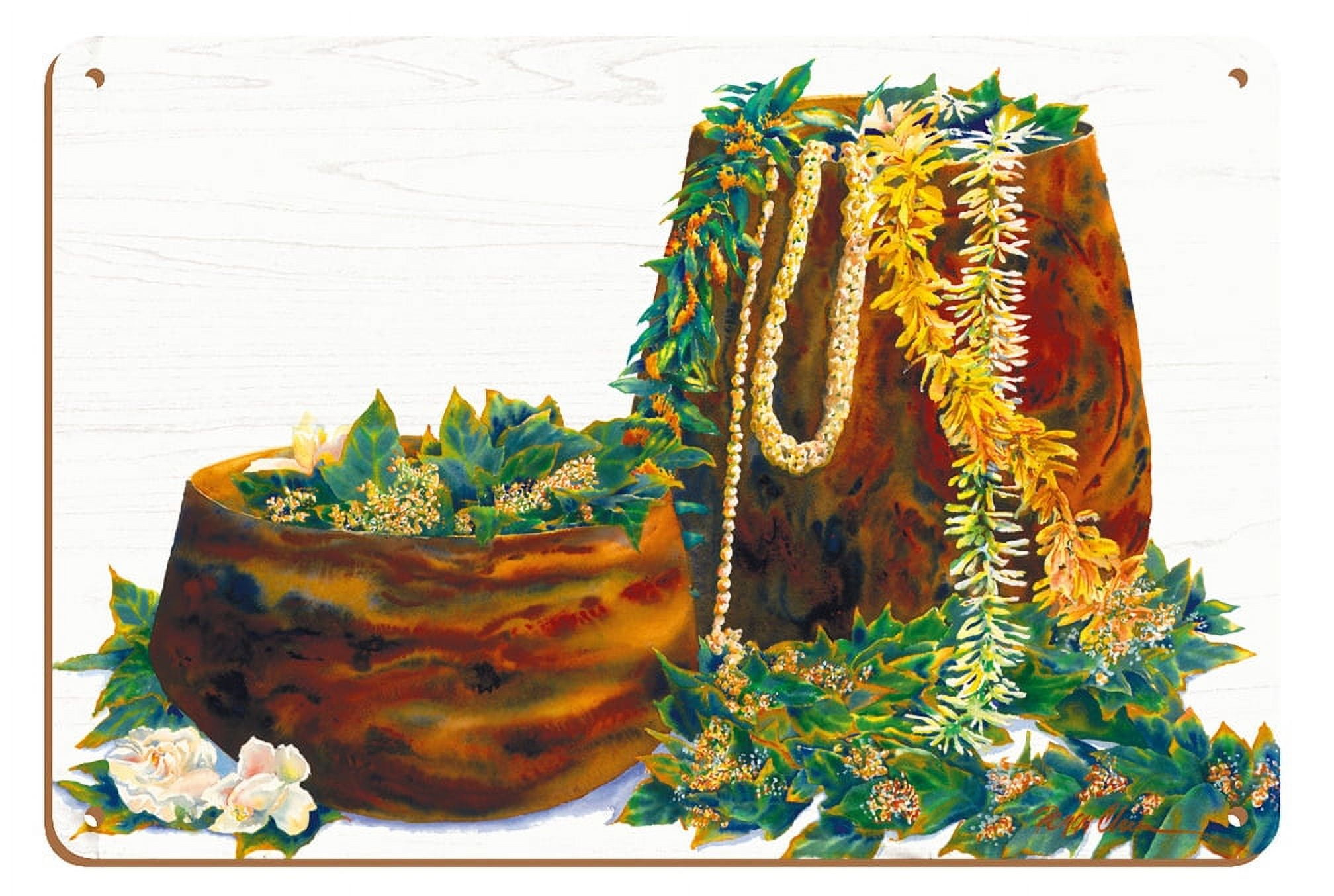 A Lei Never Forgotten - Hawaiian Leis Koa Wood Bowls - From an Original ...