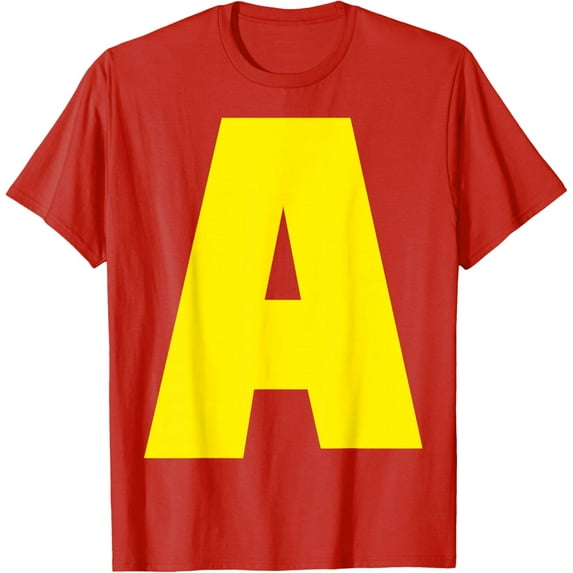 "A" Letter Chipmunk Group Matching Funny Halloween Letter A T-Shirt ...