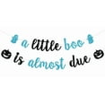 A Little Boo is Almost Due Banner, Happy Boo Day, Ghoul Birthday ...