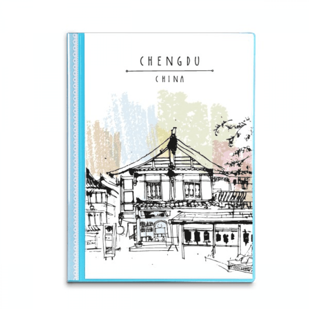 A Little Hub in Chengdu of China Book Sheet Protectors Portfolio Binder ...