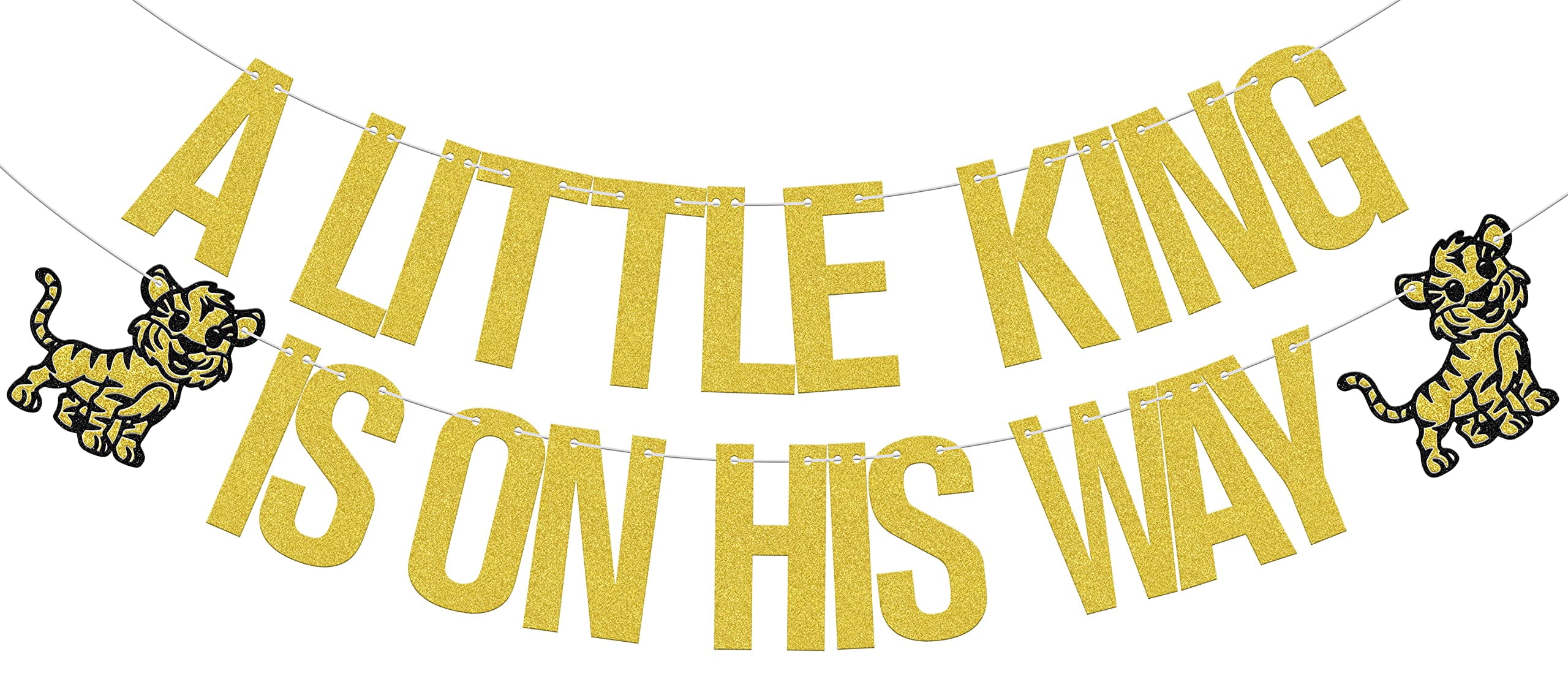 A Little King Is MSF2 on His Way Banner, Lion King Baby Shower ...