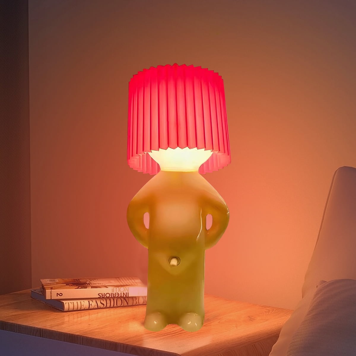 A Little Shy Man Creative Lamp, Desk Night lamp,Naughty boy Night Lamp ...